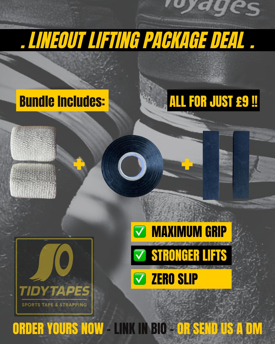 Lineout Lifting Kit – Tidy Tapes